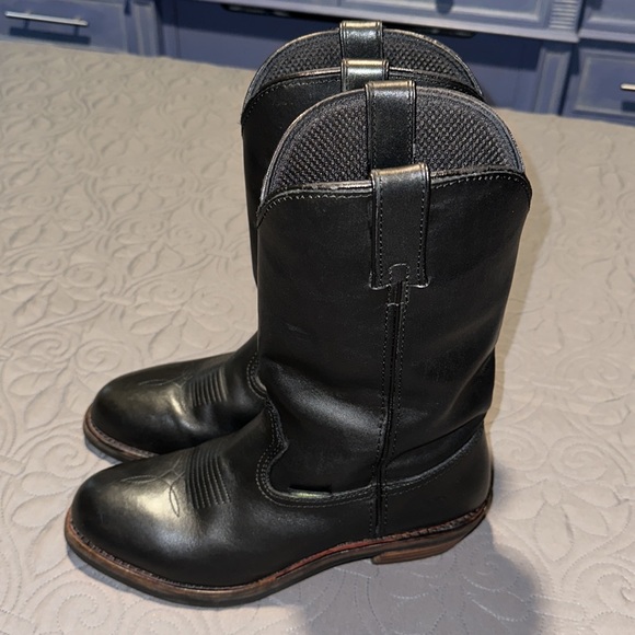 Dan Post | Shoes | Vintage Dan Post Mens Cowboy Boots Wood Heels Size 9 ...